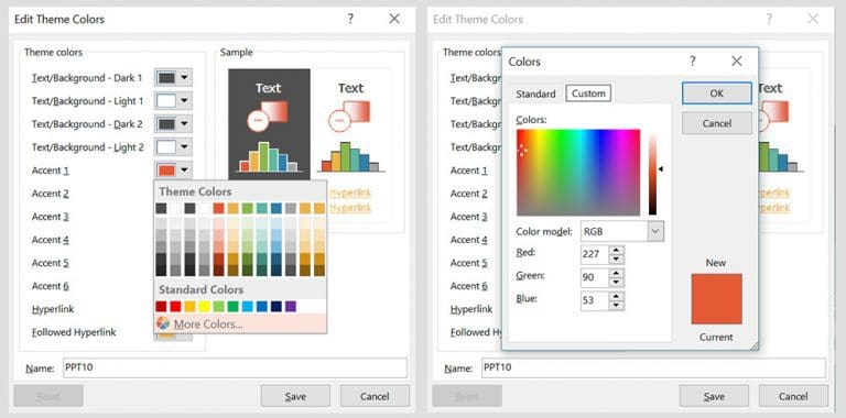 How to Customize PowerPoint Color Palette - Slideson