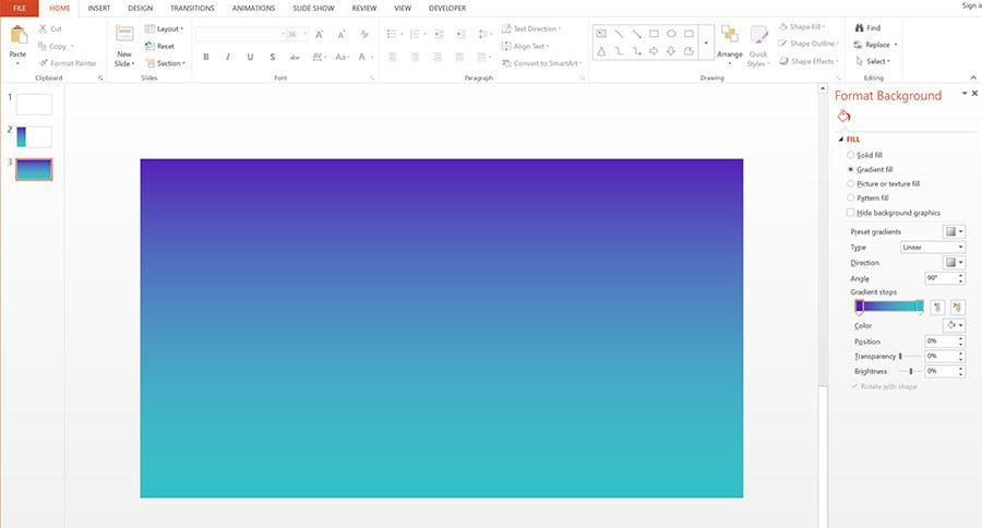 How to Create Gradient Elements in PowerPoint - Slideson