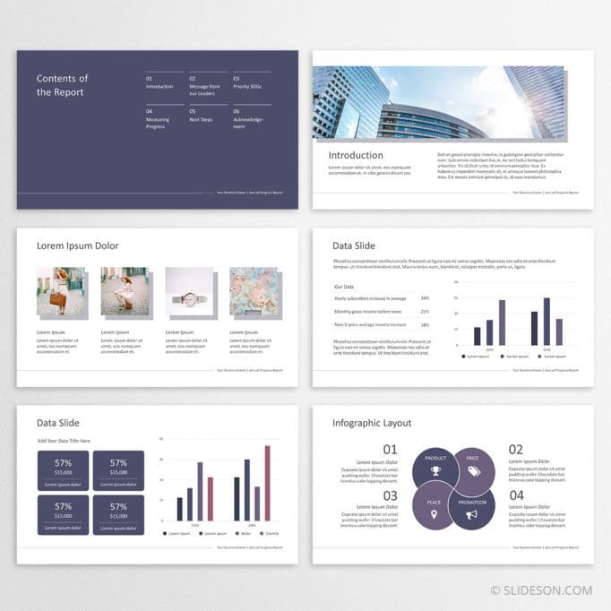 Company Profile PowerPoint Template - Slideson