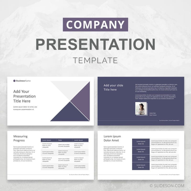 Company Profile PowerPoint Template - Slideson